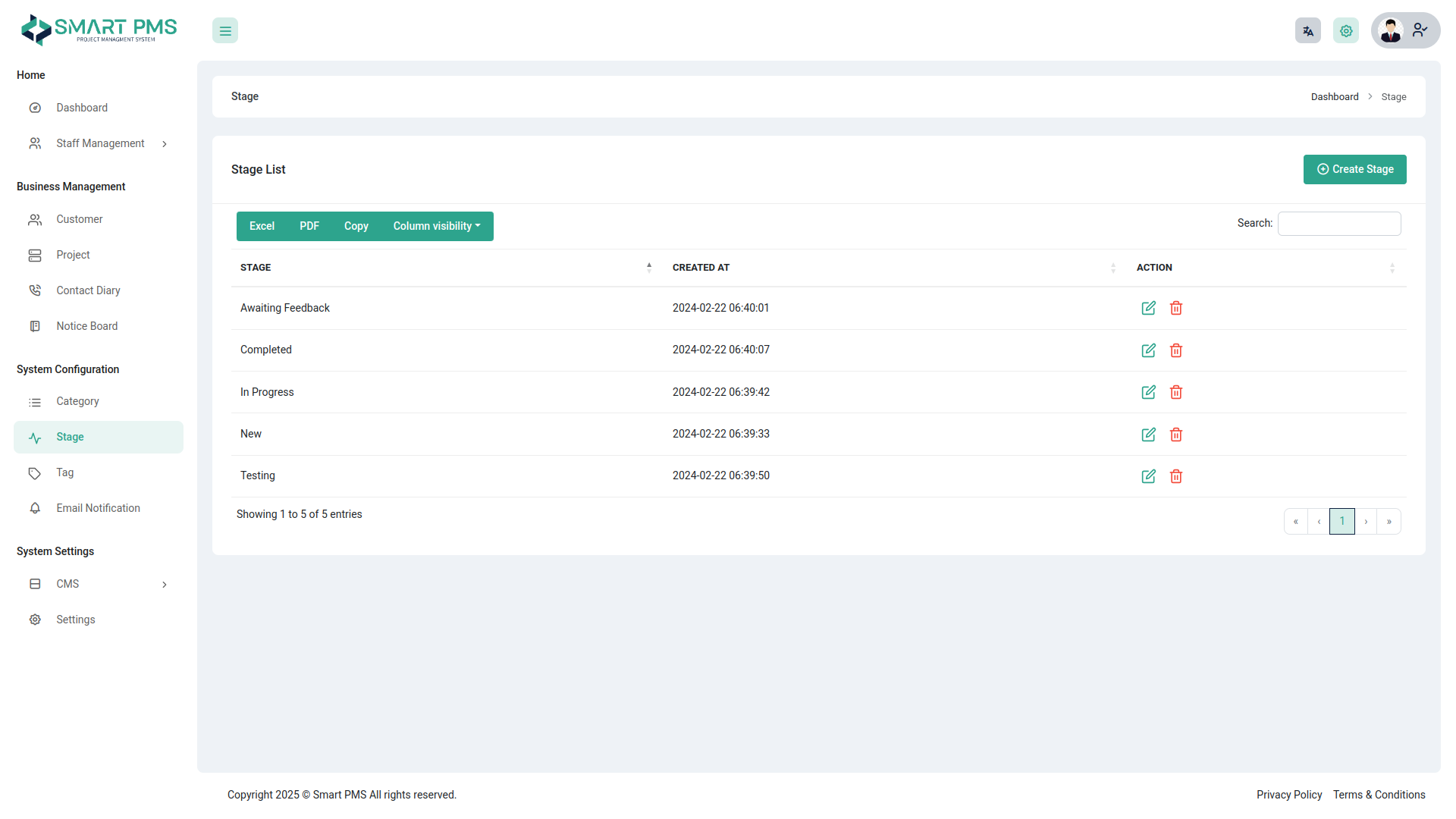 Smart PMS - Project Managment System by smartwebinfotech | CodeCanyon