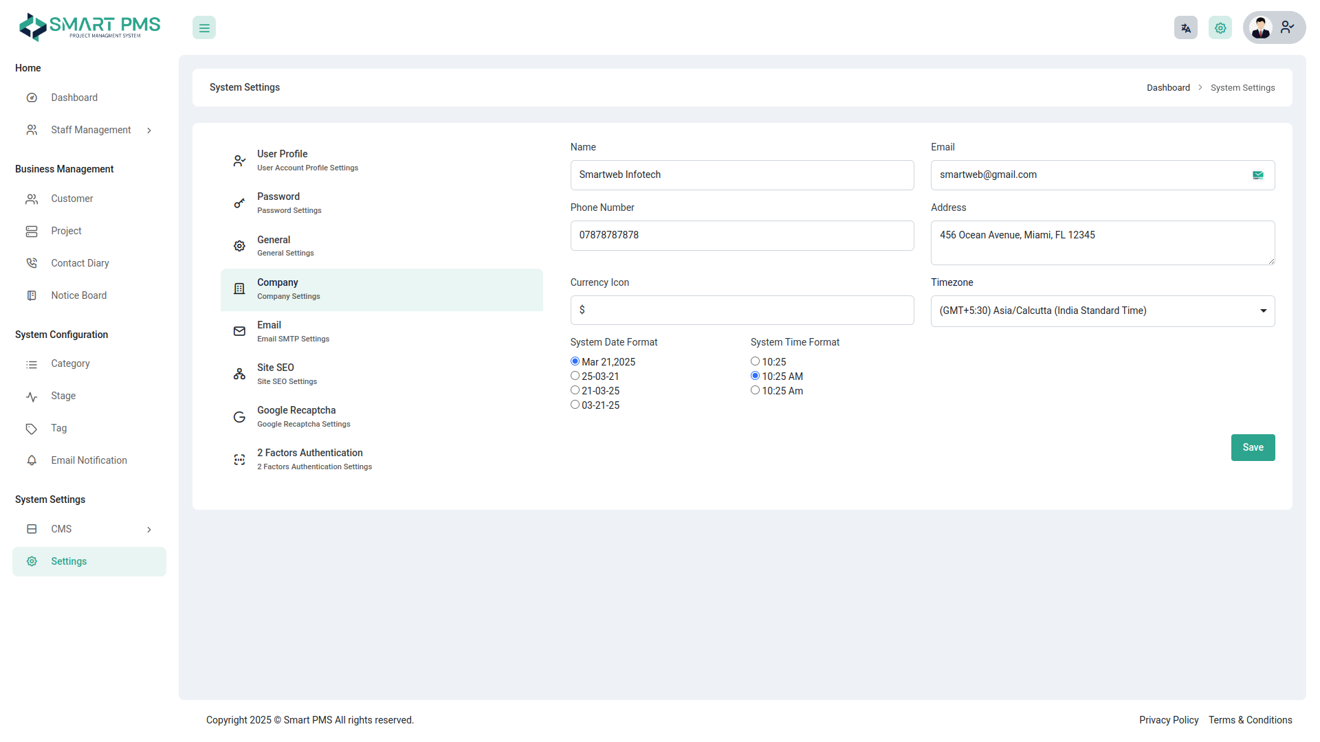 Smart PMS - Project Managment System by smartwebinfotech | CodeCanyon