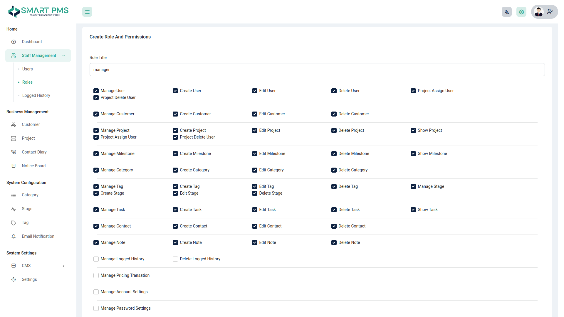 Smart PMS - Project Managment System by smartwebinfotech | CodeCanyon