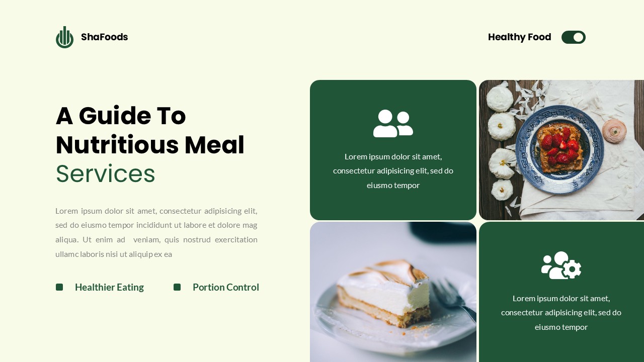 Healthy Food Google Slide, Presentation Templates | GraphicRiver