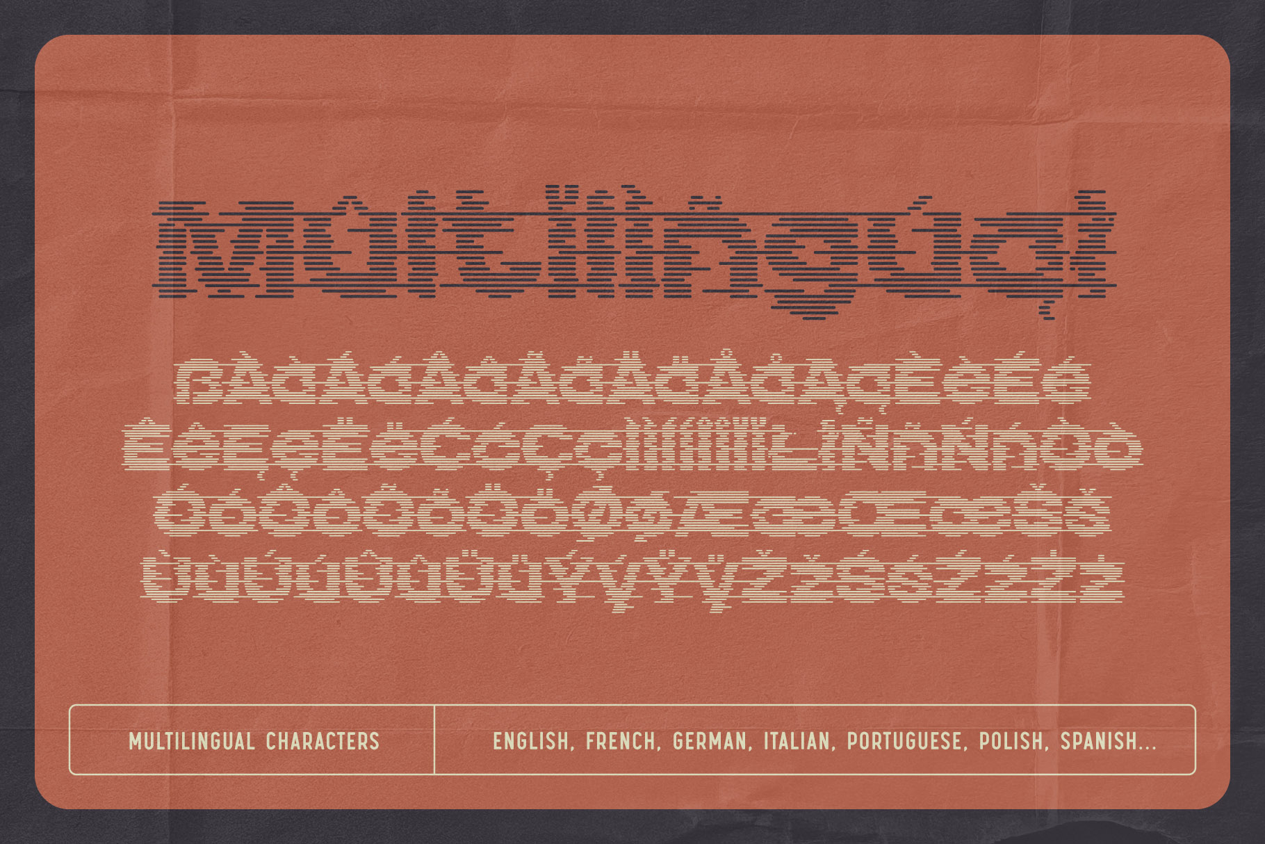 Echo Stripes - Variable Font Set, Fonts | GraphicRiver