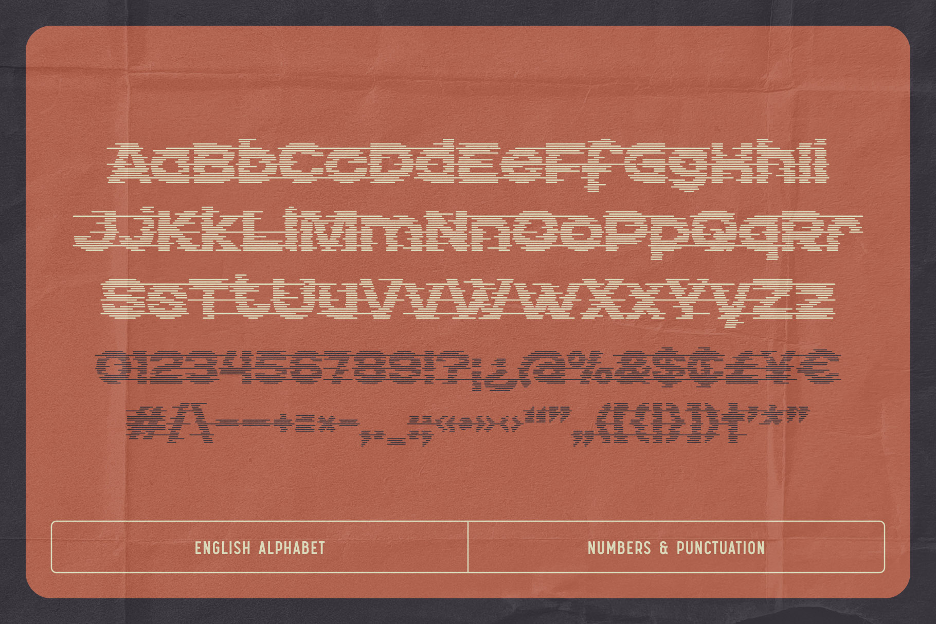 Echo Stripes - Variable Font Set, Fonts | GraphicRiver