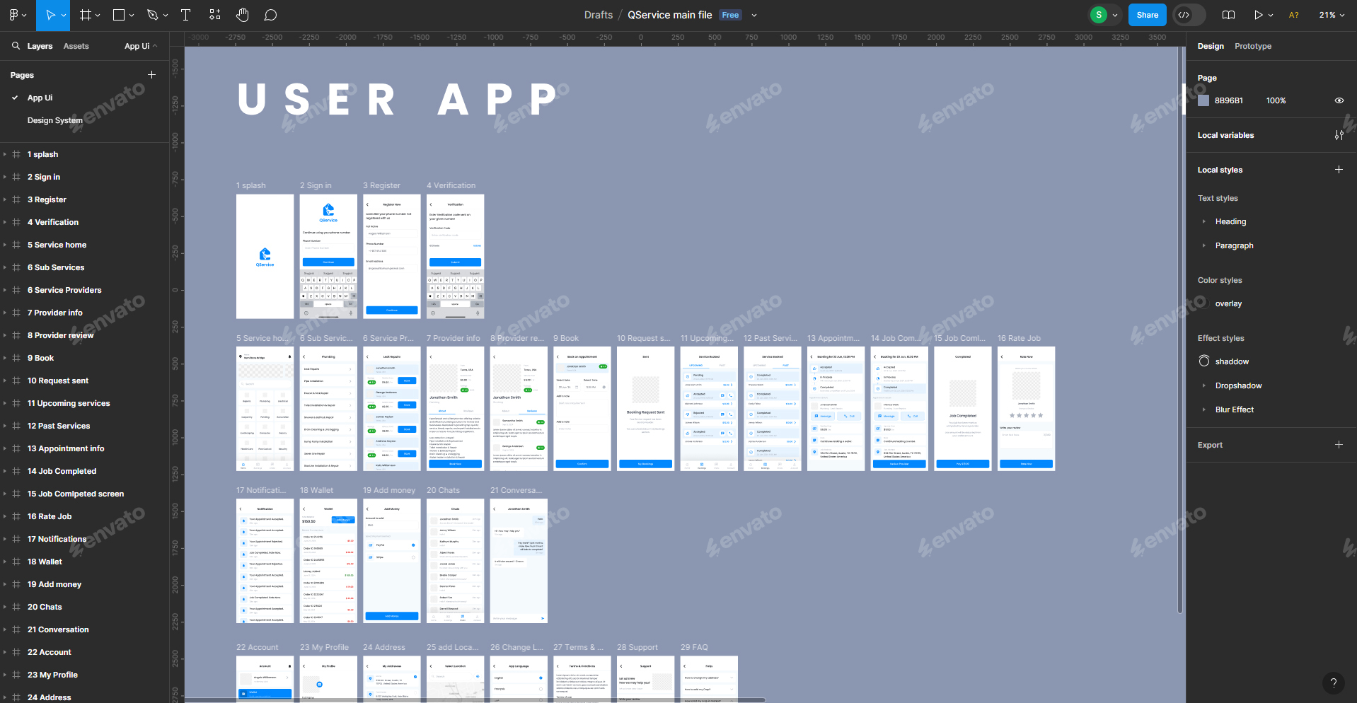 2 App| Service Provider Booking App UI | On-Demand Services UI | At ...