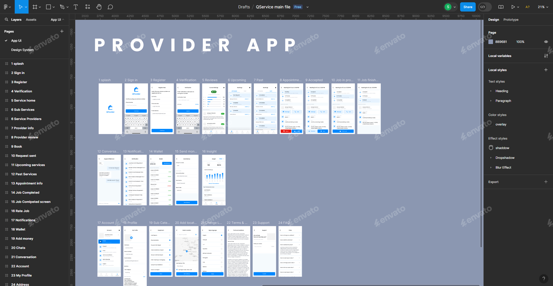 2 App| Service Provider Booking App UI | On-Demand Services UI | At ...