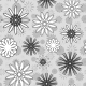 Gray Flowers Seamless Pattern, Vectors | GraphicRiver