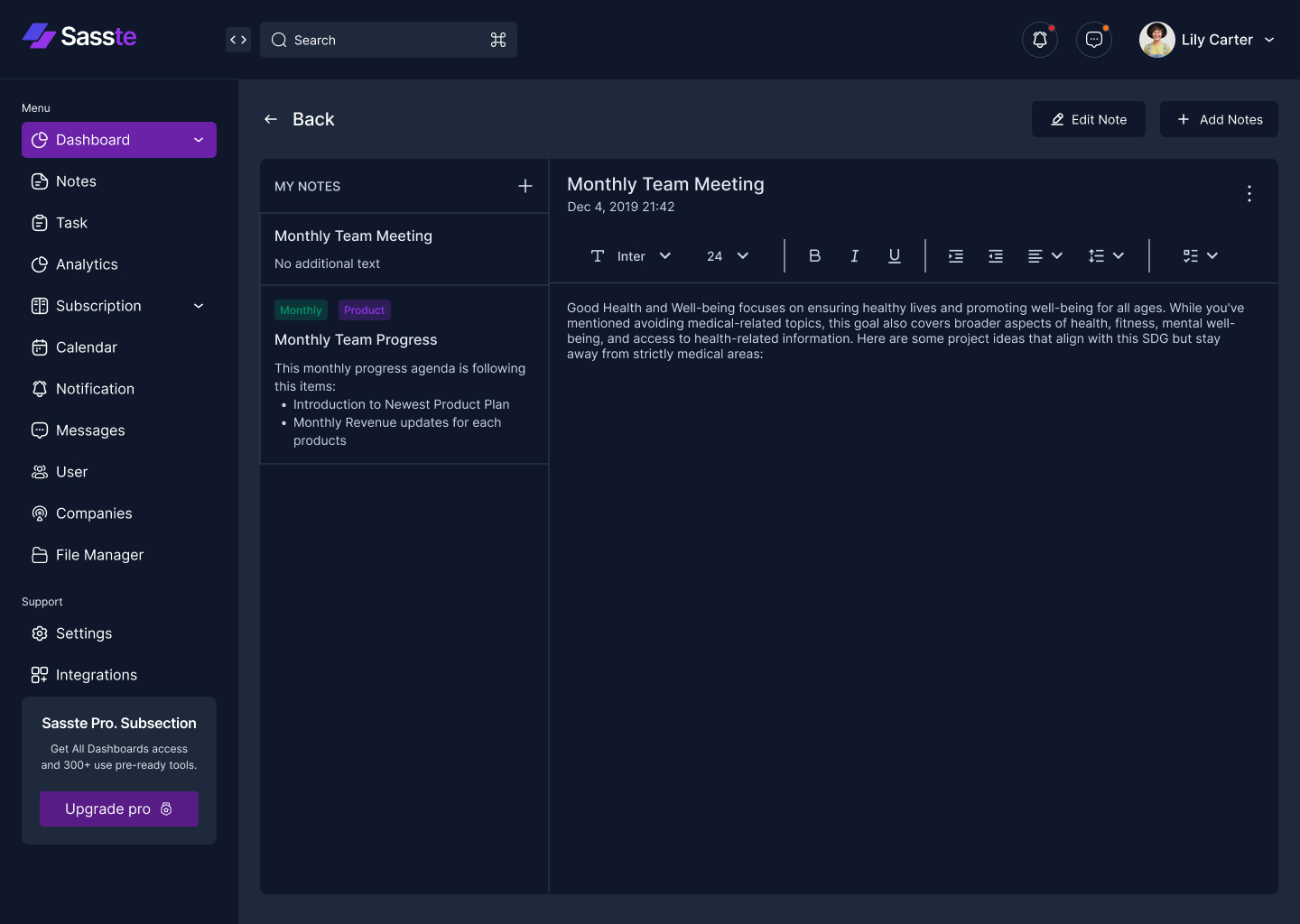 Saaste - Saas Admin Dashboard Figma UI Template Kit by QuomodoTheme