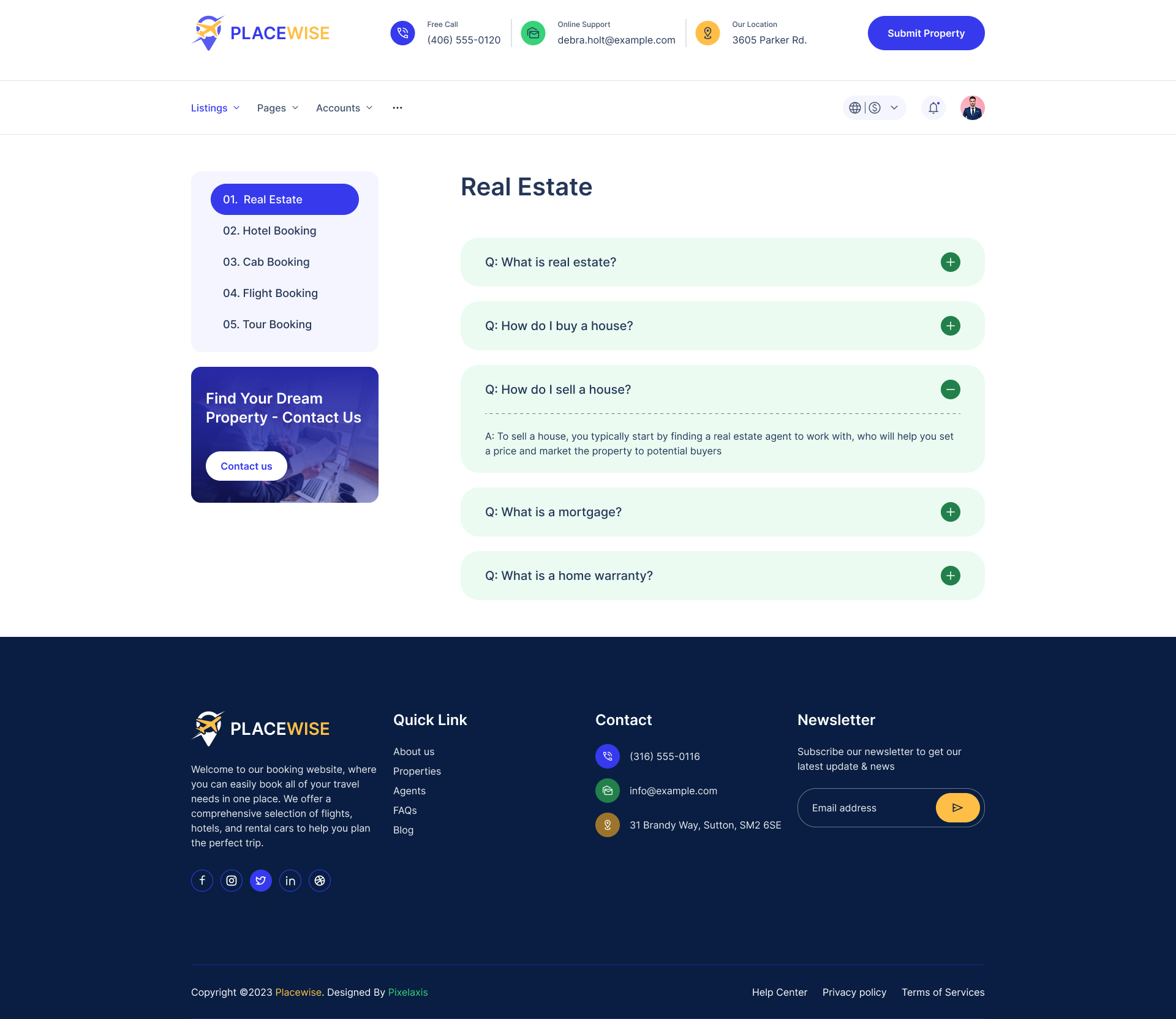Placewise - Online Booking Figma Template by pixelaxis | ThemeForest