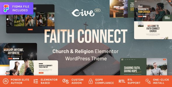 Faith Connect - Religion & Church WordPress Theme by cmsmasters ...