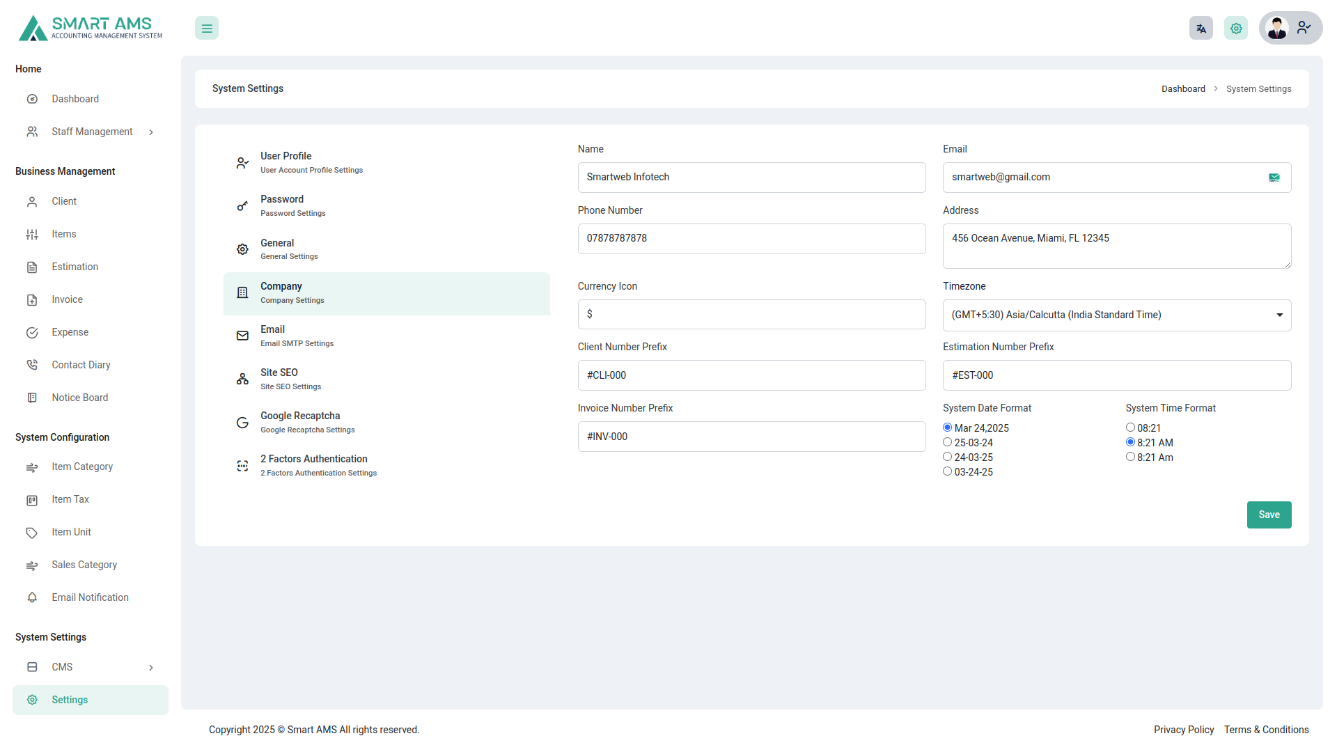 Smart AMS - Accounting Management System by smartwebinfotech | CodeCanyon