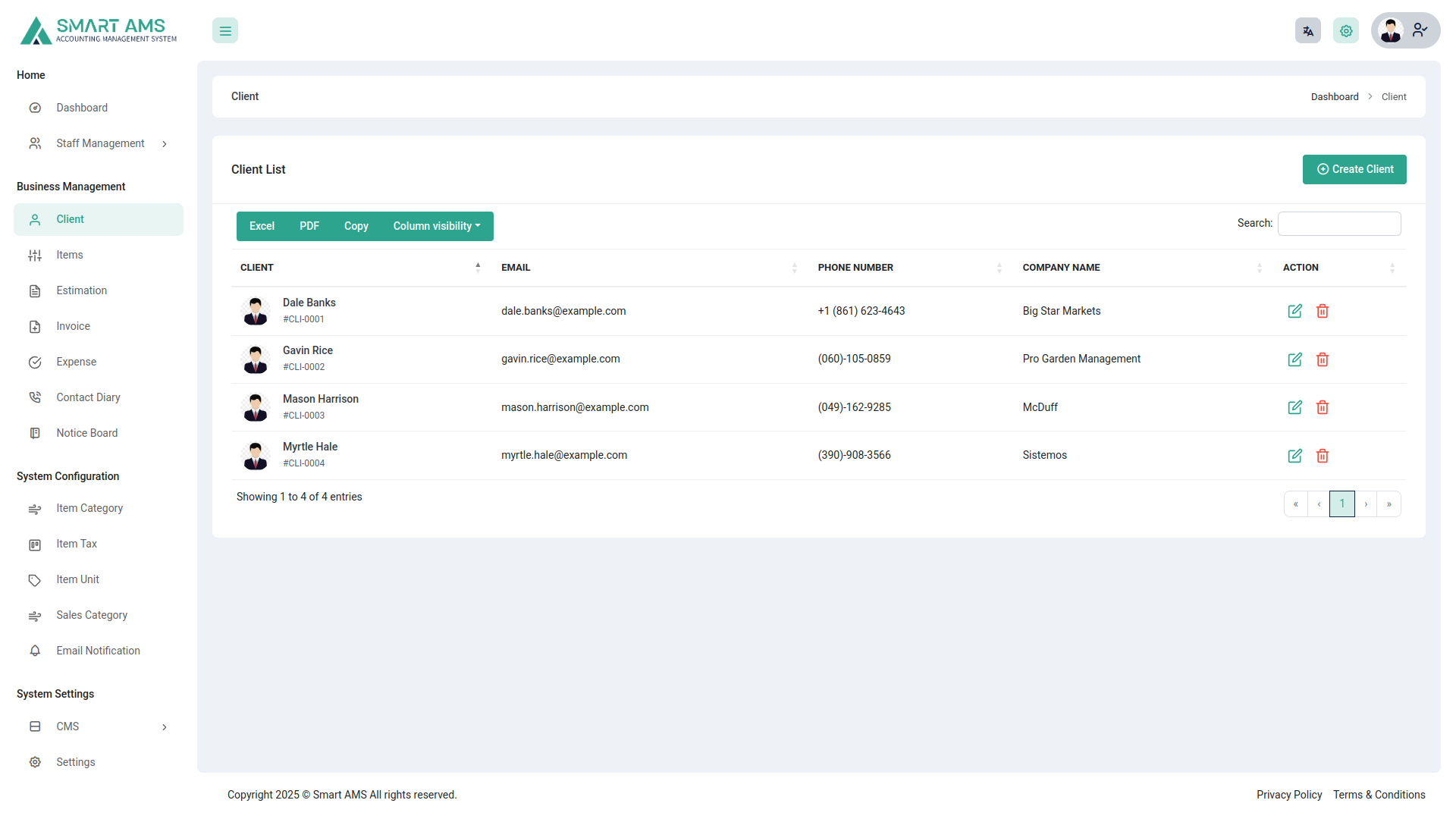 Smart AMS - Accounting Management System by smartwebinfotech | CodeCanyon