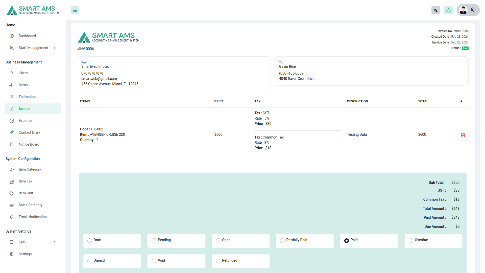 Smart AMS - Accounting Management System by smartwebinfotech | CodeCanyon