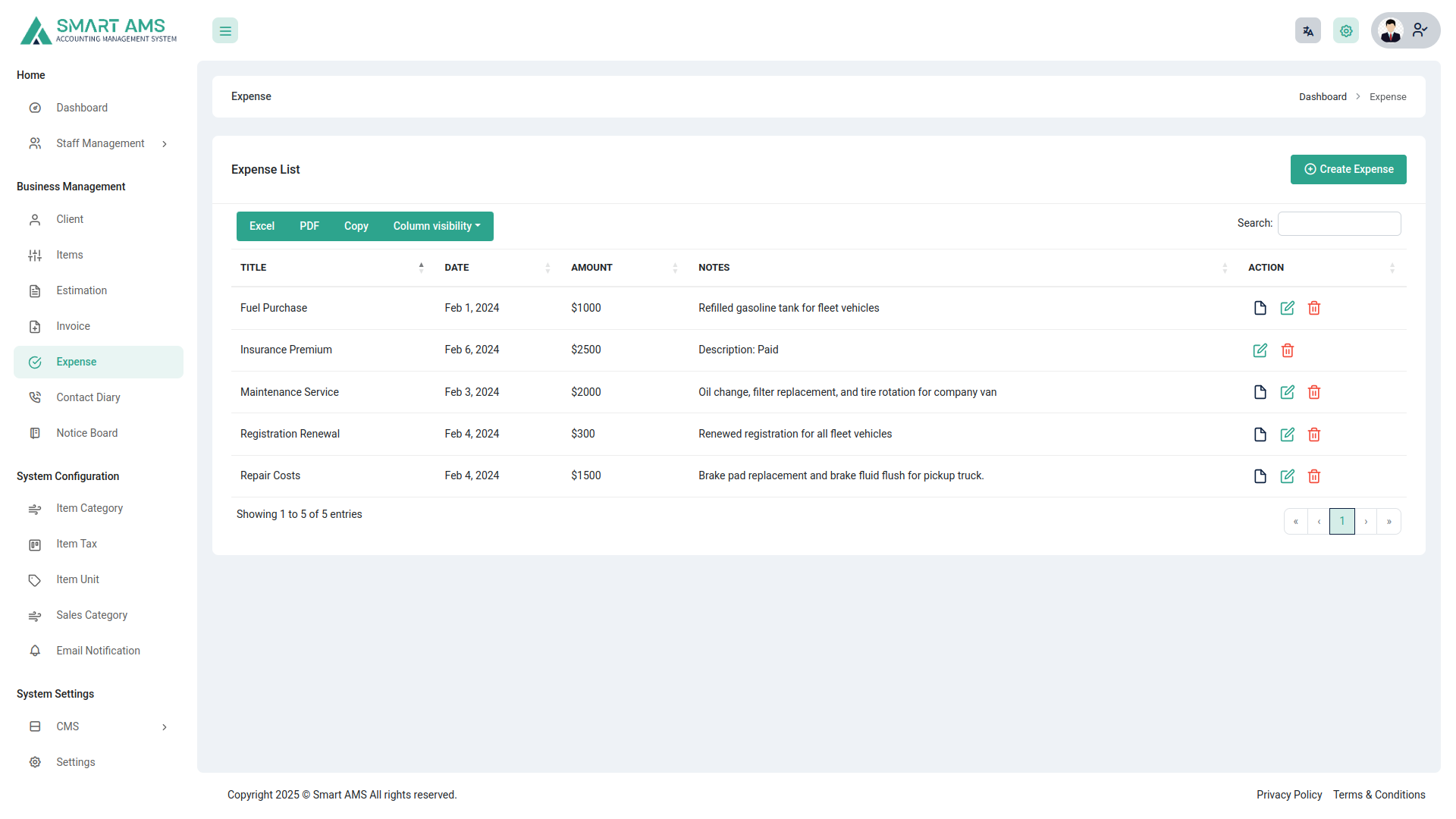 Smart AMS - Accounting Management System by smartwebinfotech | CodeCanyon
