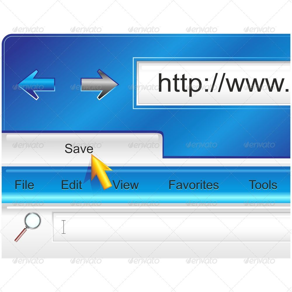 Browser Web Page Corner Graphic Design, Vectors | GraphicRiver