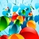 Blue Background with Baloons, Vectors | GraphicRiver