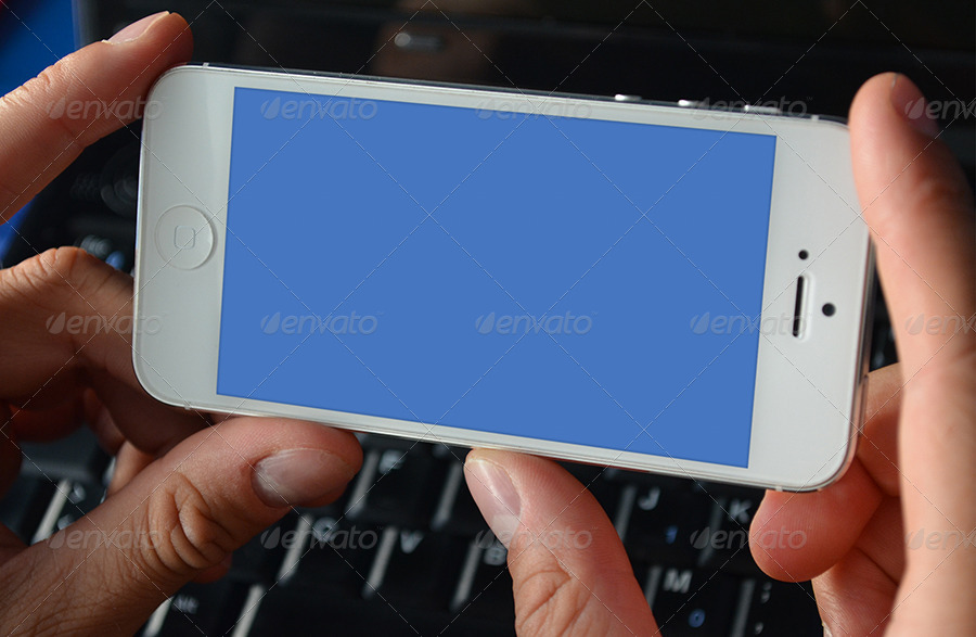 White Phone 5 Mockups, Graphics | GraphicRiver