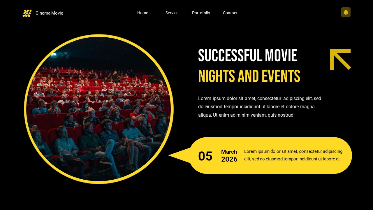 Cinema PowerPoint Template, Presentation Templates | GraphicRiver