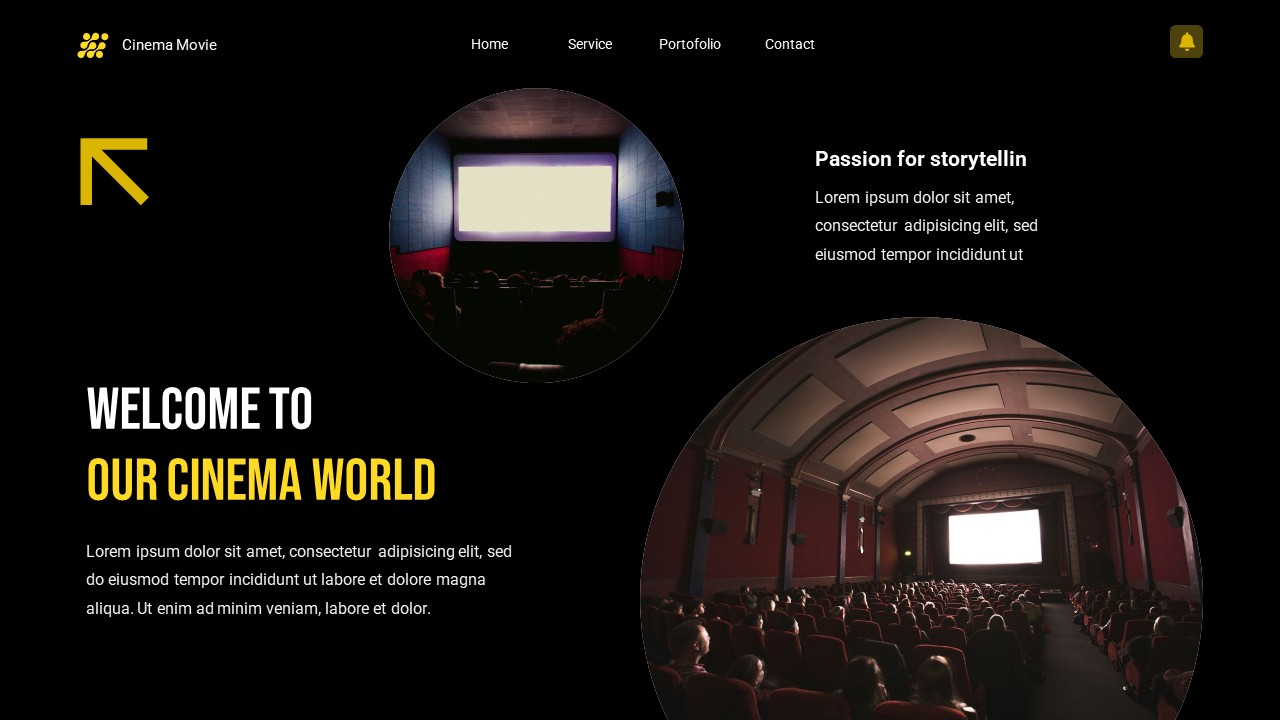 Cinema PowerPoint Template, Presentation Templates | GraphicRiver