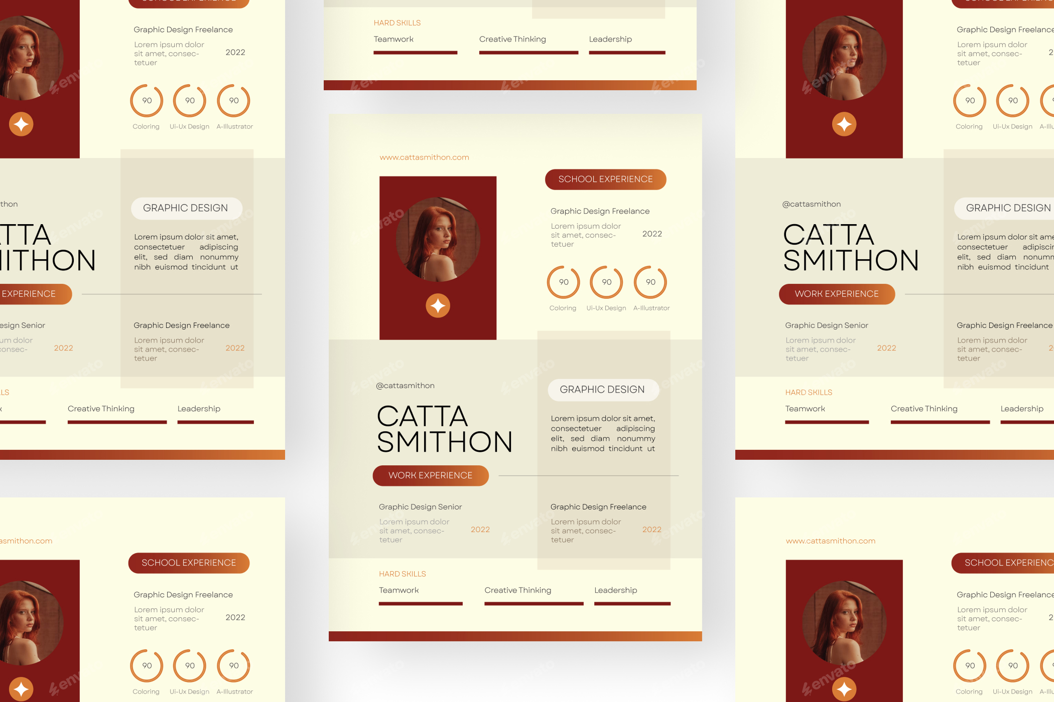 Fresh Gradient - Resume, Print Templates | GraphicRiver