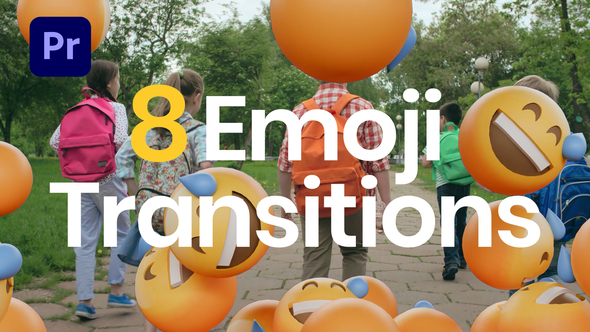 8 Emoji Transitions (MOGRT), Premiere Pro Templates | VideoHive