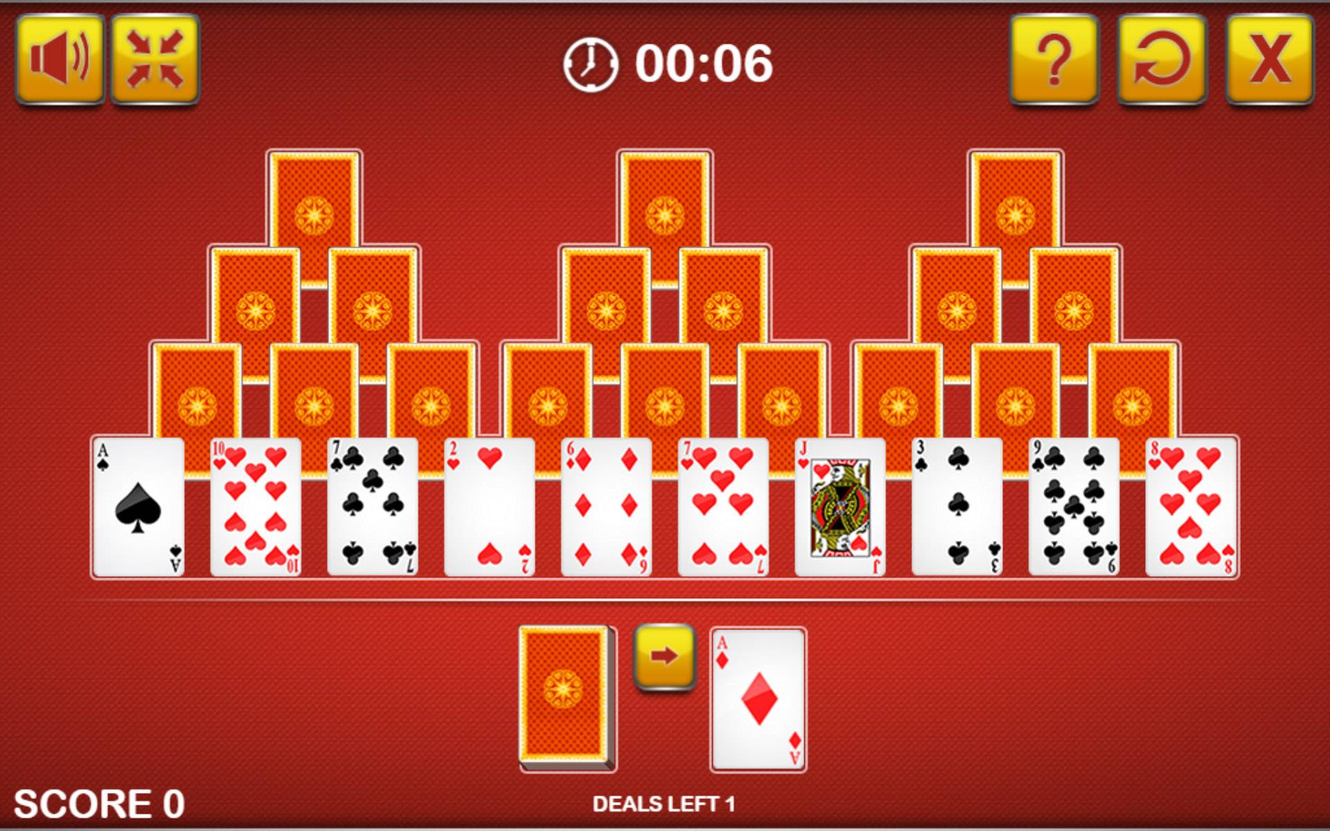Tripeaks Solitaire - HTML5 Solitaire Game by codethislab | CodeCanyon