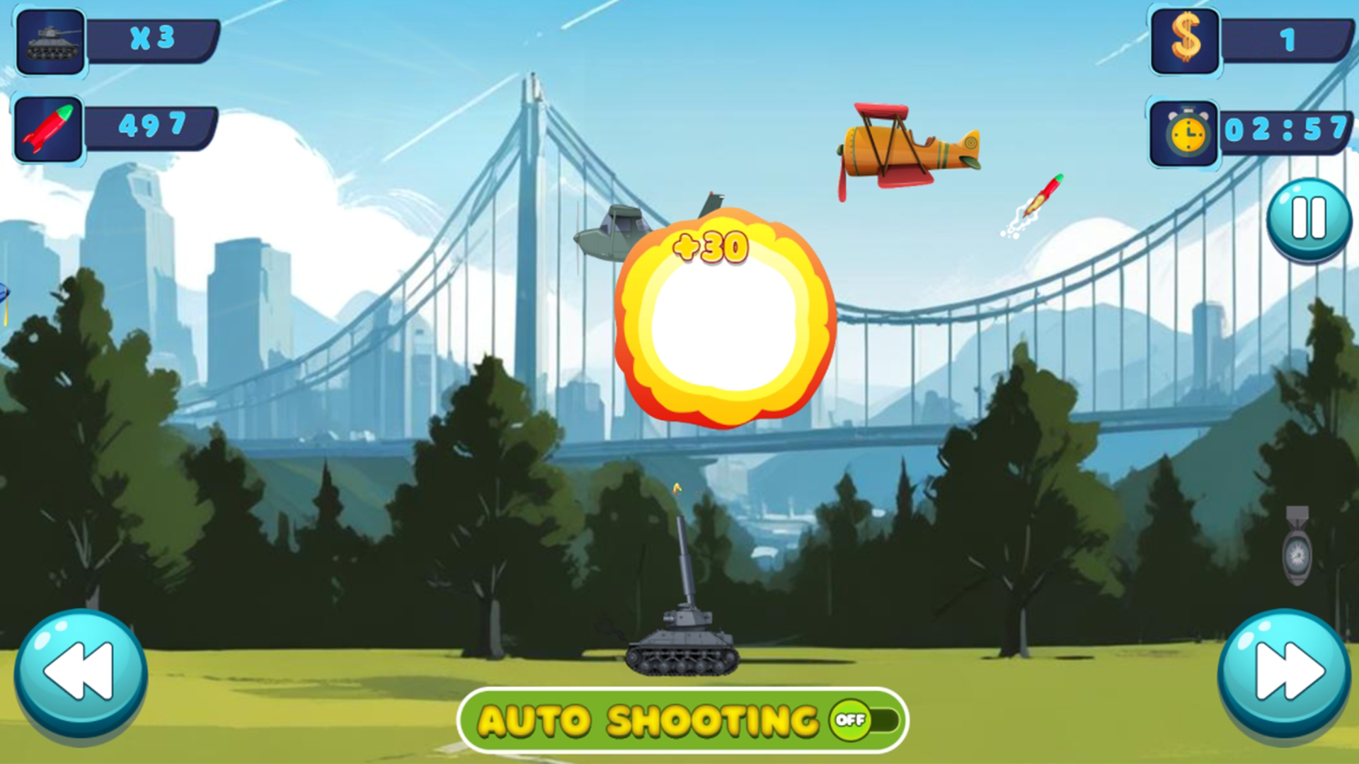 Fighter Tank Shooting Game - HTML5 Construct3 Game by Game-Sparks-Studio