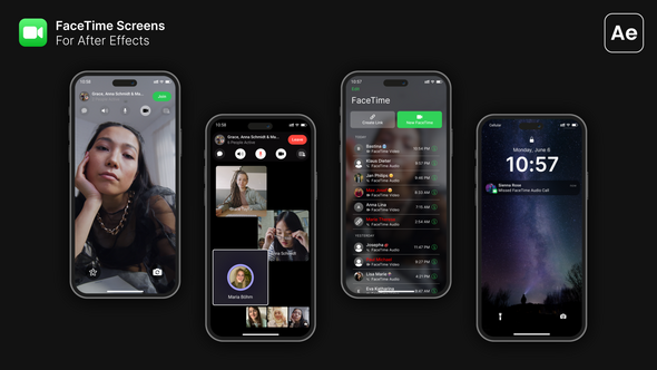 FaceTime Call Creator, After Effects Project Files | VideoHive