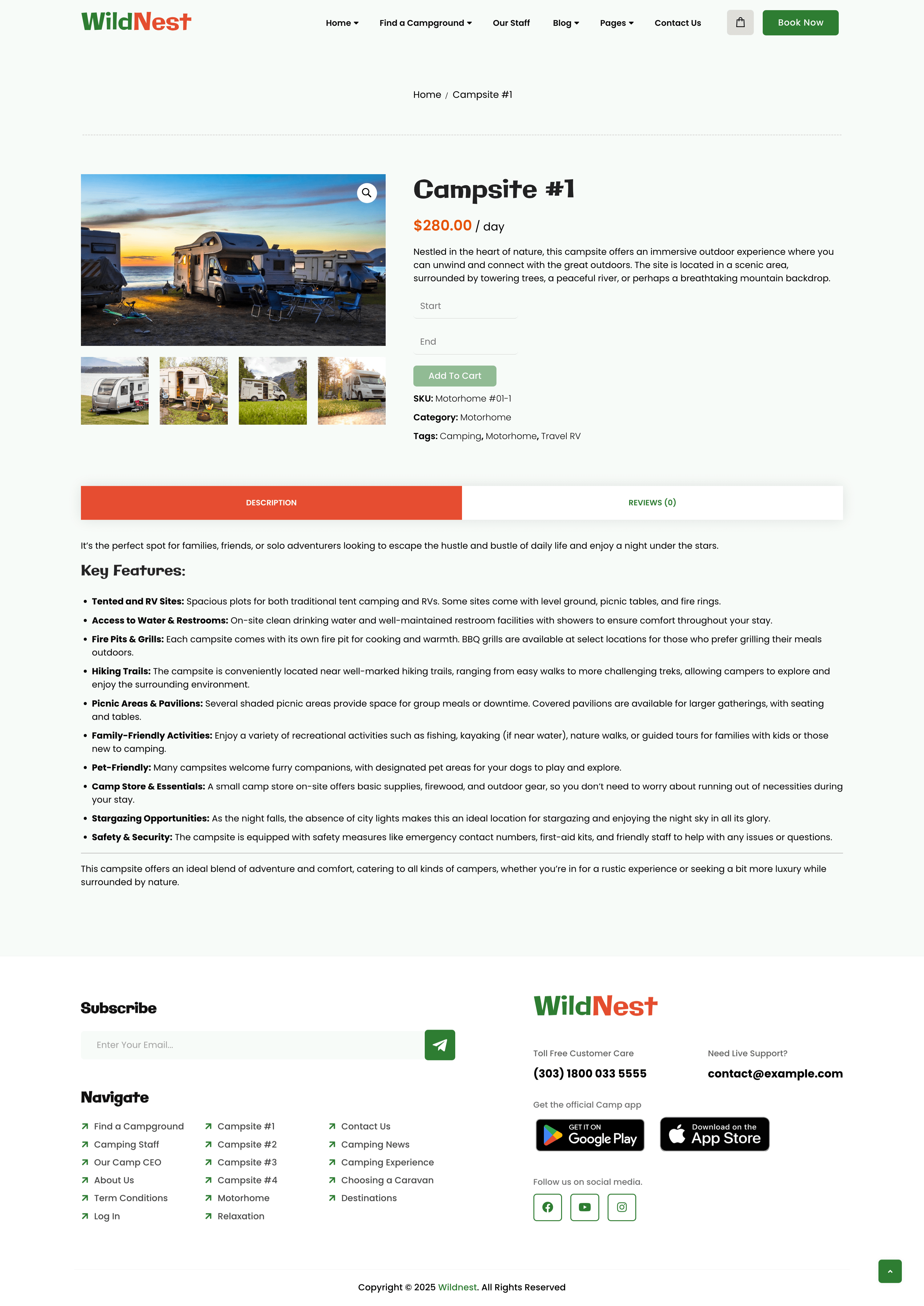 WildNest - Campgrounds & RV Parks Booking Theme by modeltheme | ThemeForest