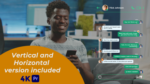 Text Messages | MOGRT, Premiere Pro Templates | VideoHive