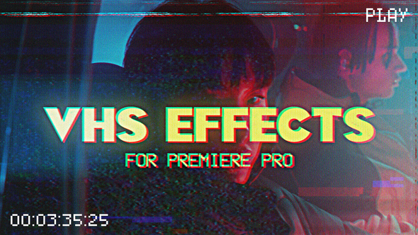 VHS Effects Pack, Premiere Pro Templates | VideoHive