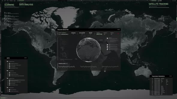 High-tech Cyber UI Scanning City Highway Target Location On Digital ...