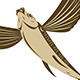 Flying Fish Retro Style, Vectors | GraphicRiver