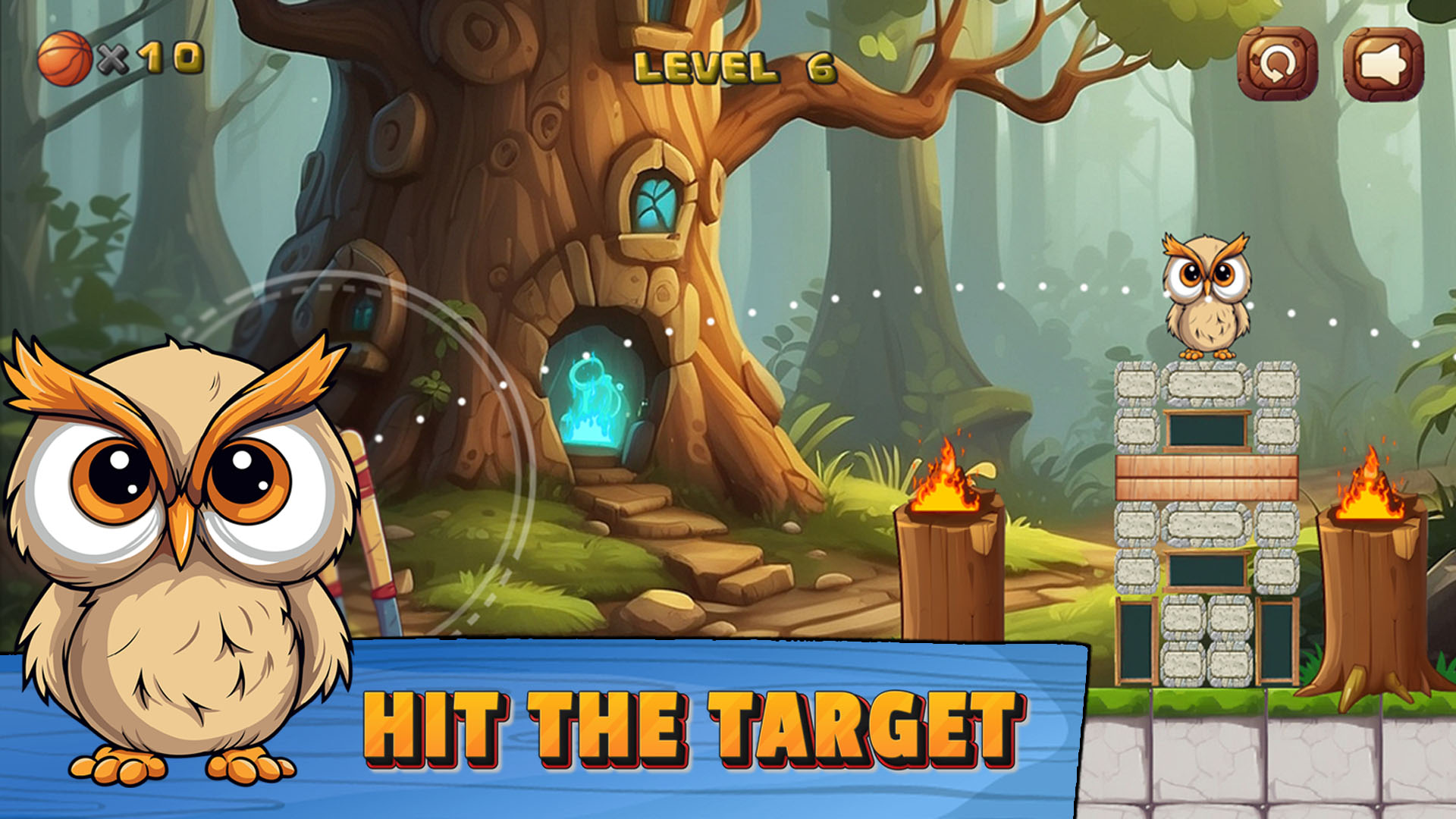 Owl Catcher HTML5 Construct 3 Game by pairplaycreation | CodeCanyon