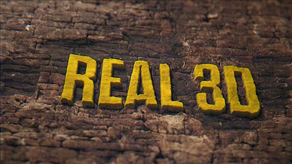 Real 3D Titles, After Effects Project Files | VideoHive