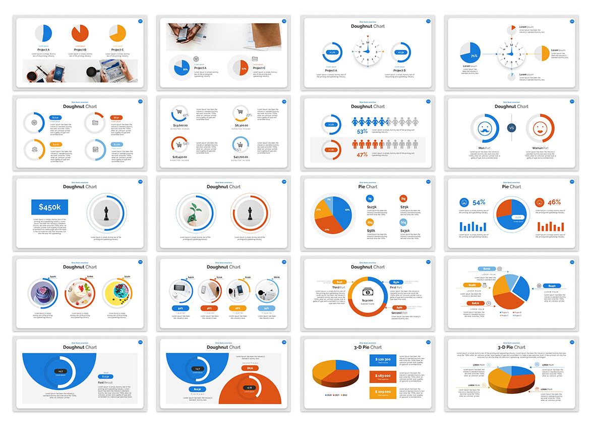 Statistics BUNDLE Dashboards PowerPoint Presentation Template ...