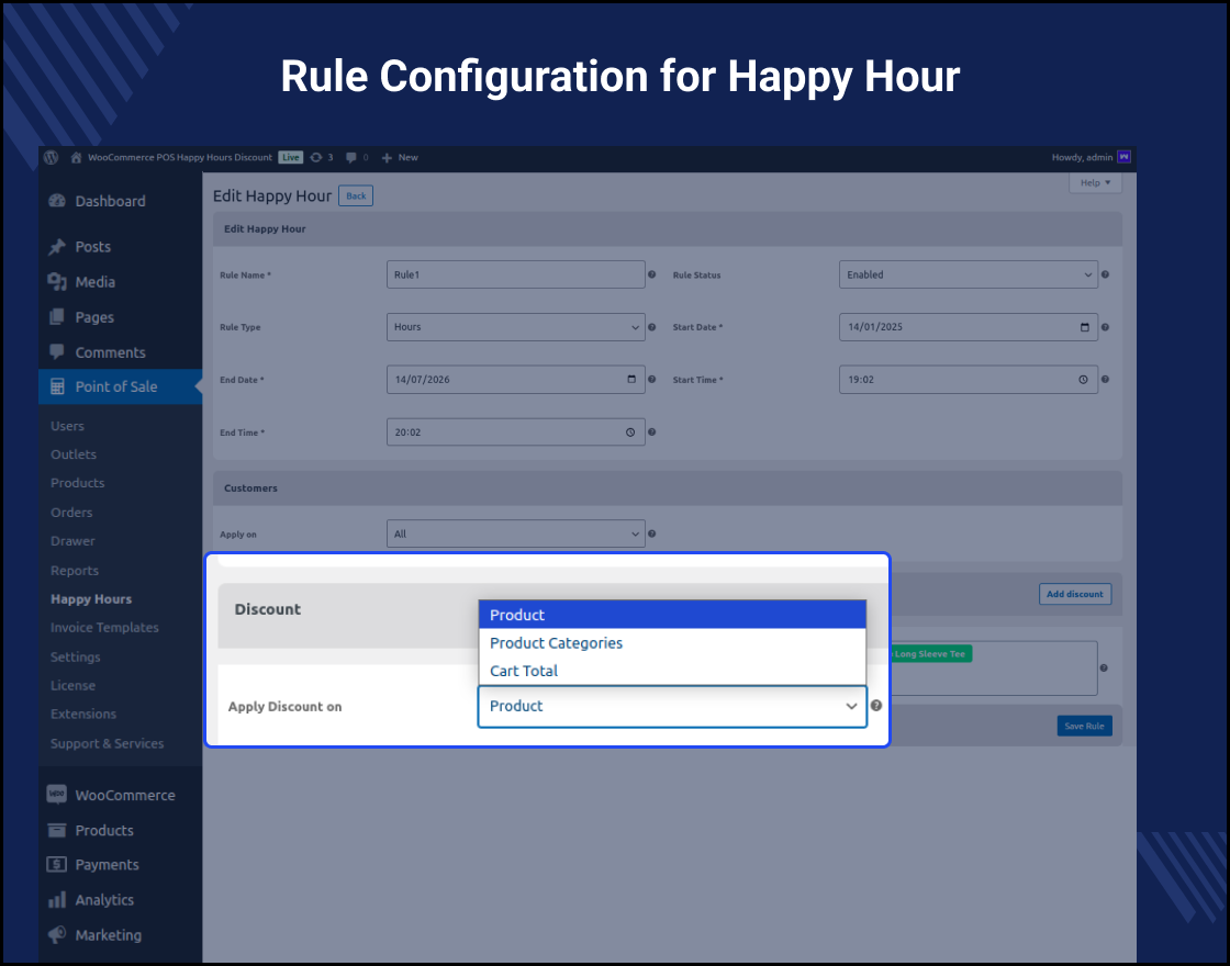 WooCommerce POS Happy Hours by Webkul | CodeCanyon