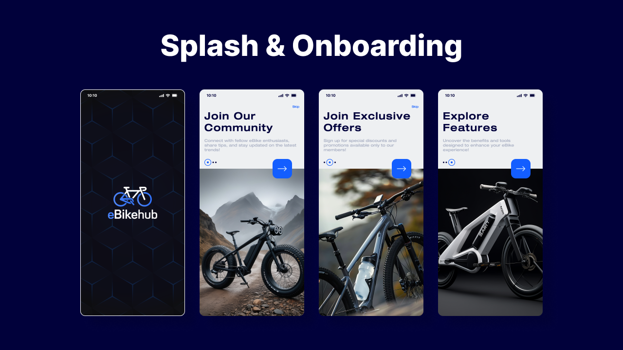 eBikehub - D2C eBike eCommerce Store Flutter Mobile App Template | Android & iOS UI Kit by ...