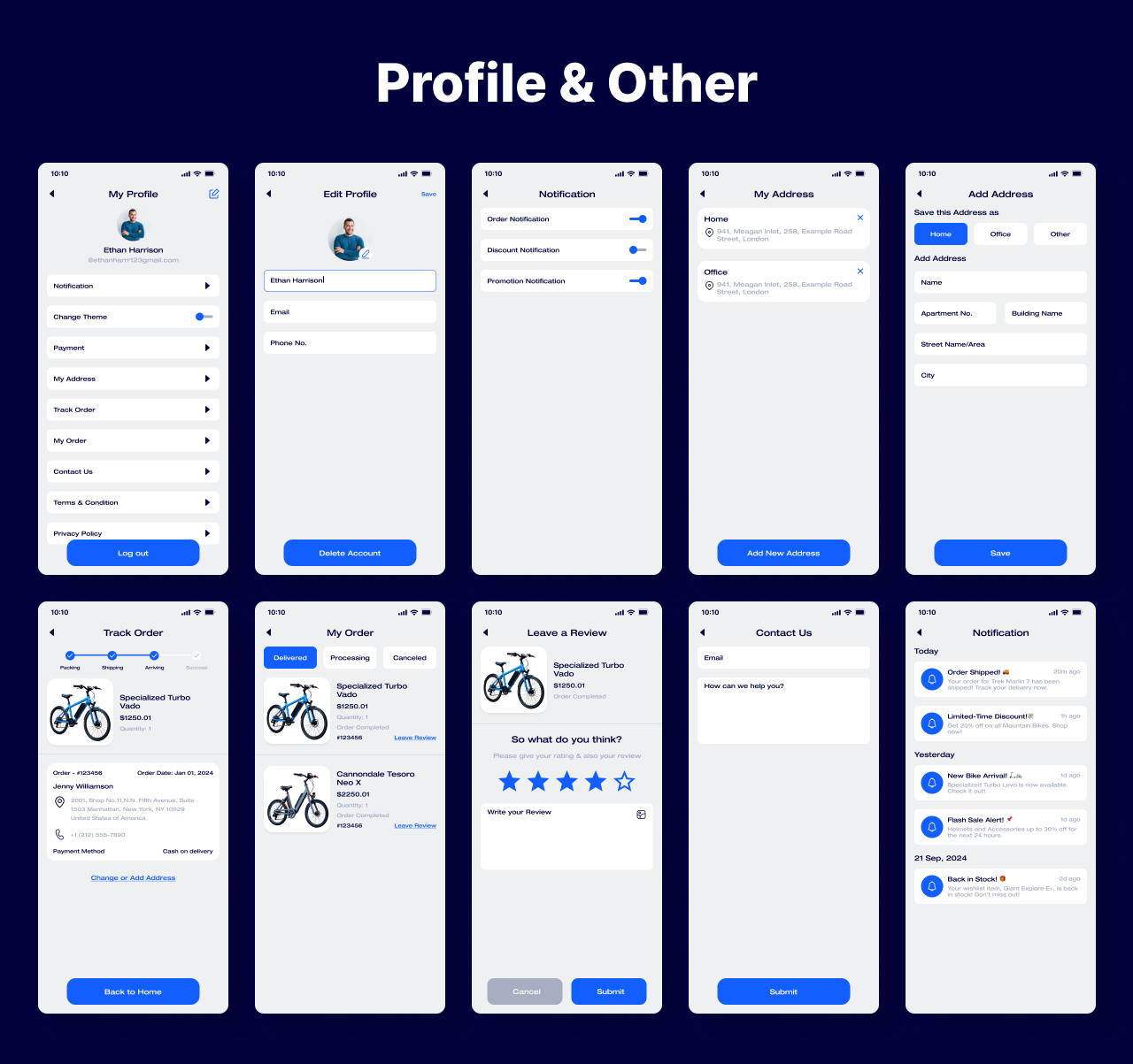 eBikehub - D2C eBike eCommerce Store Flutter Mobile App Template | Android & iOS UI Kit by ...