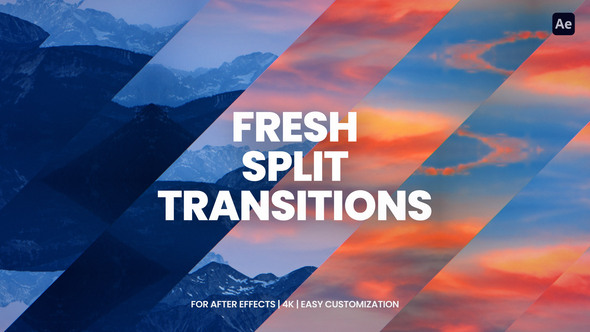 Split Transitions For After Effects, After Effects Project Files ...