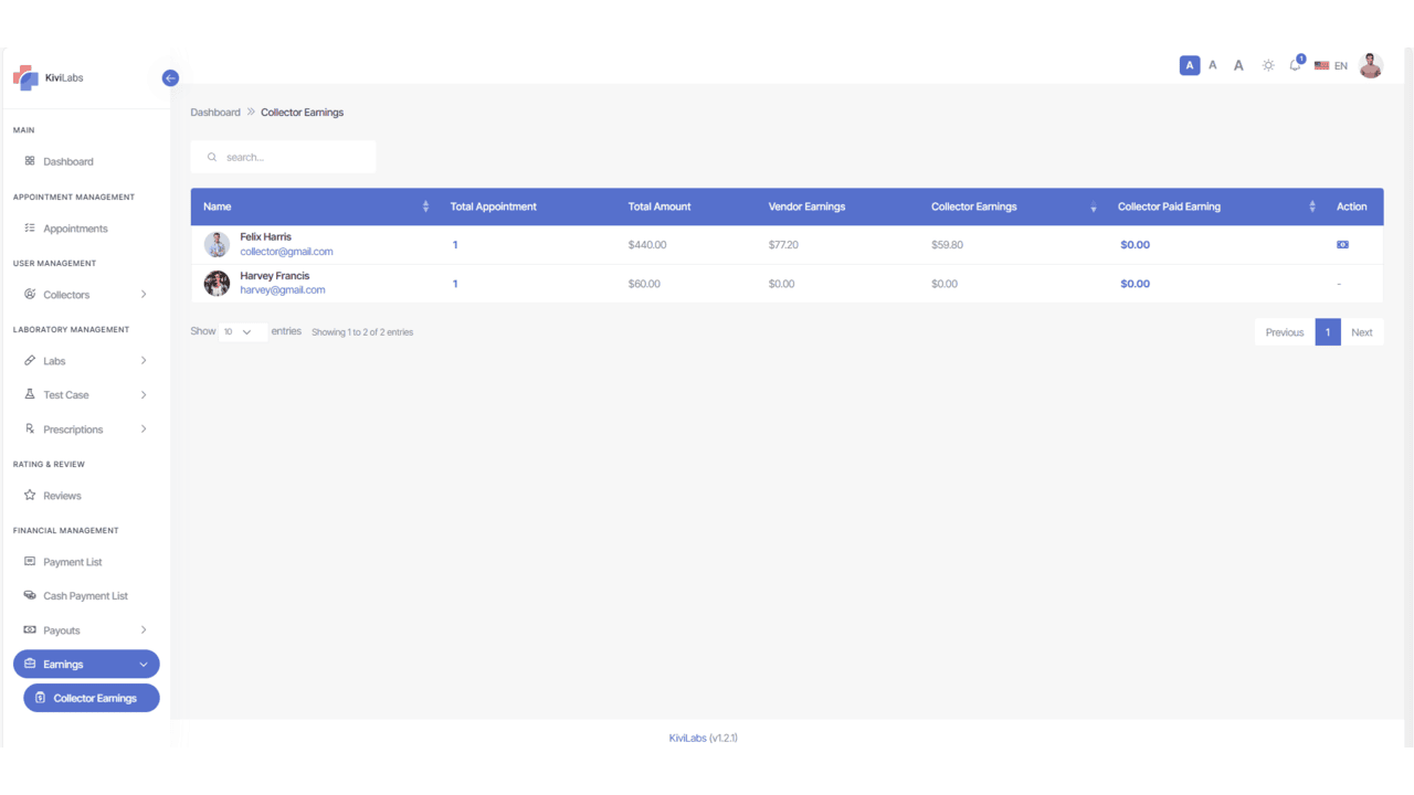 KiviLabs - Complete Laboratory Management System (Test Booking Solution ...