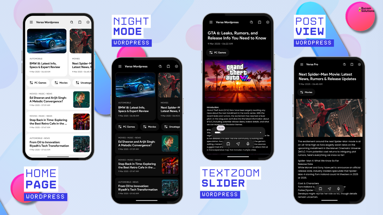 Versa Pro - Ultimate Multipurpose Android App by bycomsolutions | CodeCanyon