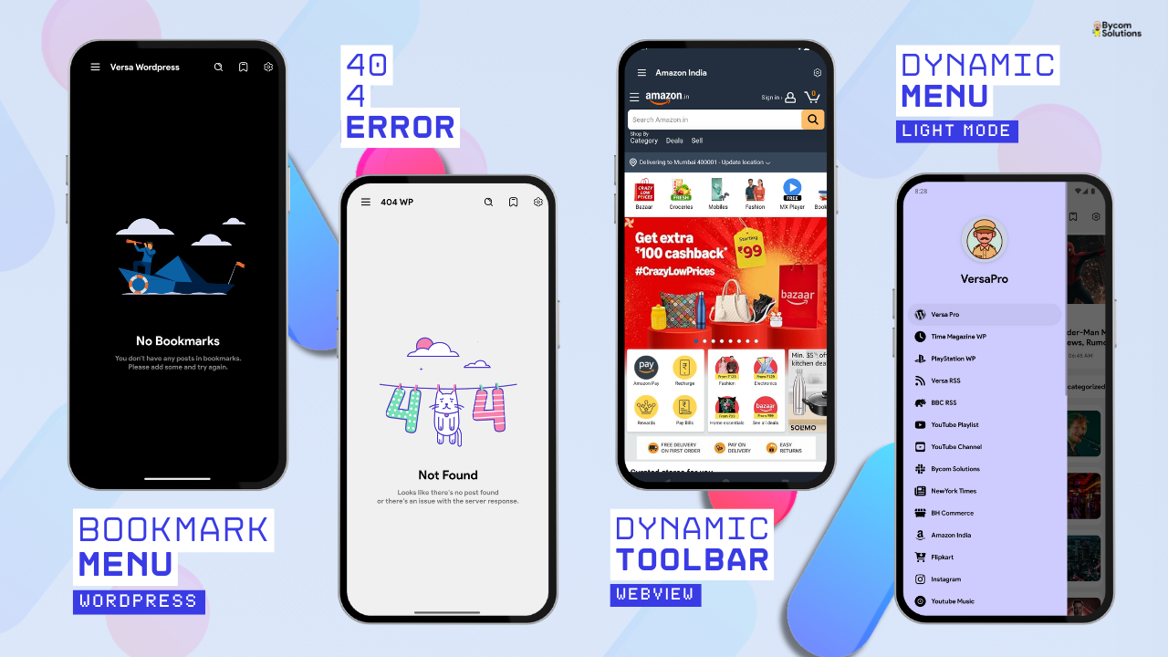 Versa Pro - Ultimate Multipurpose Android App by bycomsolutions | CodeCanyon