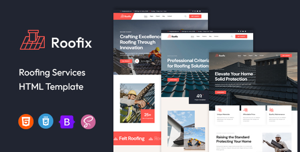 Roofix | Roofing Services HTML Template by capricorn-studio | ThemeForest