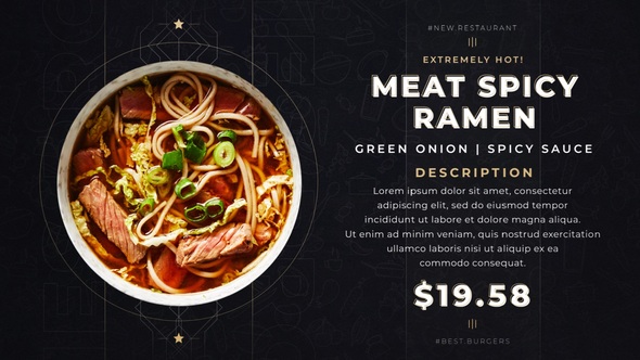 Delicious Food Slideshow, After Effects Project Files | VideoHive