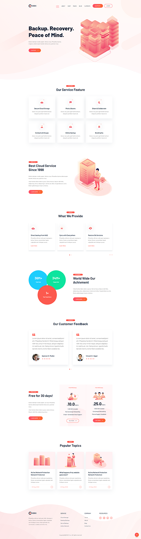 Conzex - Business, Saas, Software, App & Startup HTML Template by Robert_Biswas