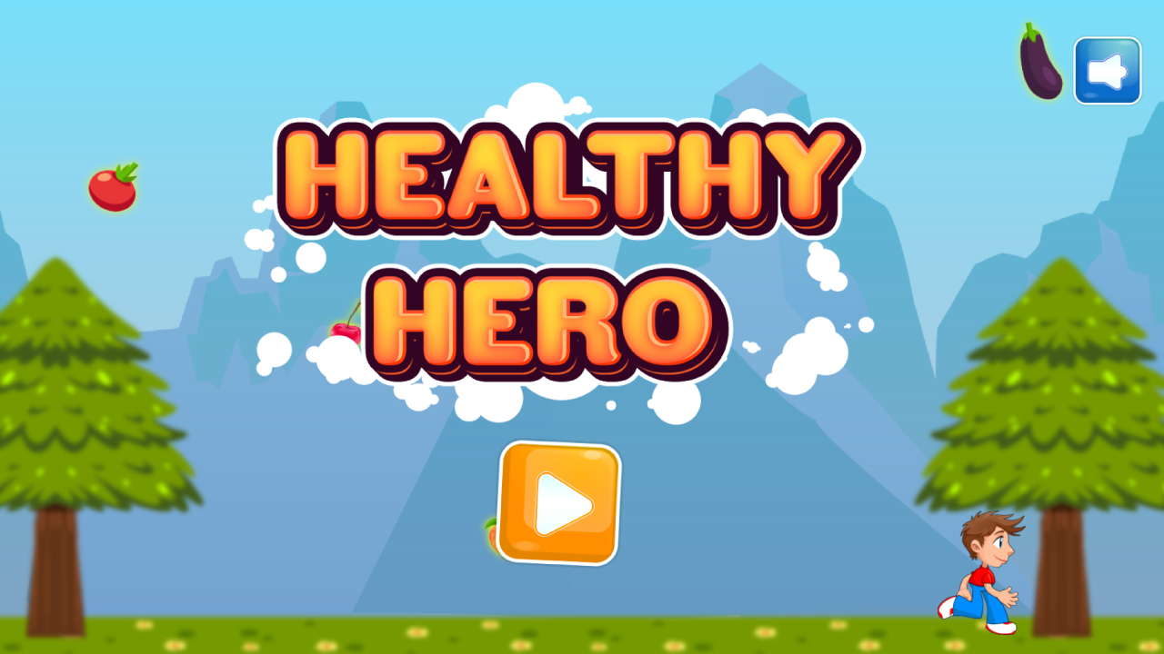 Healthy Hero Game – Educational Runner Game | HTML5, Android, Construct 3 by naptechlabsltd
