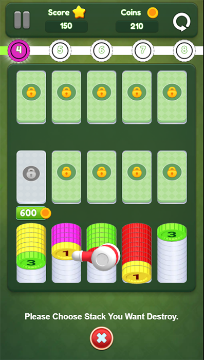 Coin Sort - Html5 (Construct3) by PaintGame | CodeCanyon