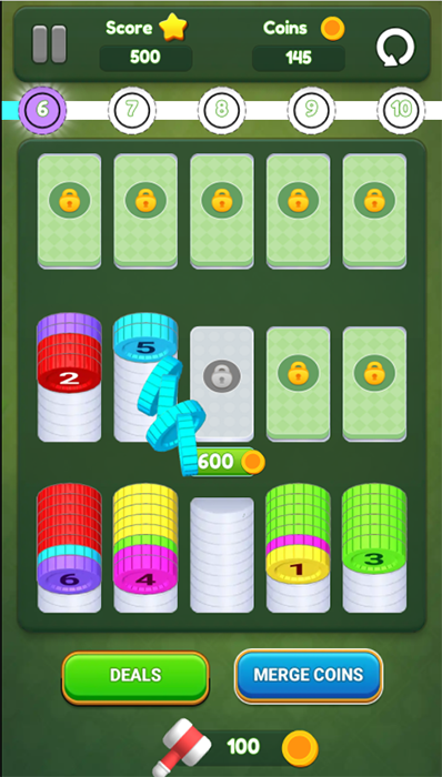 Coin Sort - Html5 (Construct3) by PaintGame | CodeCanyon