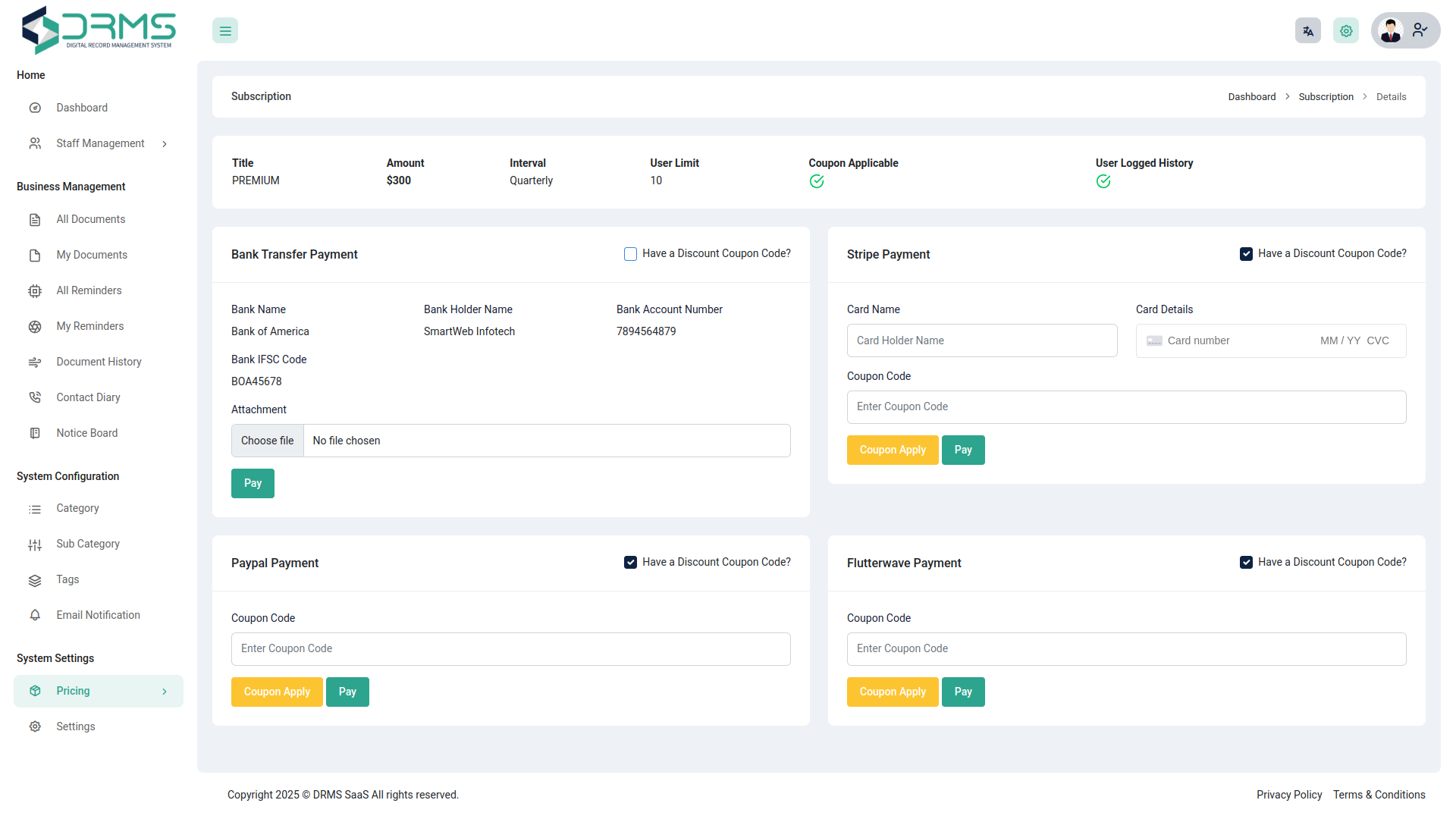 DRMS SaaS - Digital Record Management System by smartwebinfotech | CodeCanyon