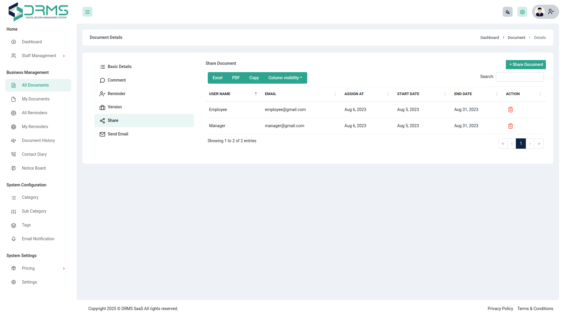 DRMS SaaS - Digital Record Management System by smartwebinfotech | CodeCanyon