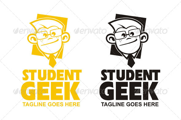 Student Geek Logo, Logo Templates | GraphicRiver